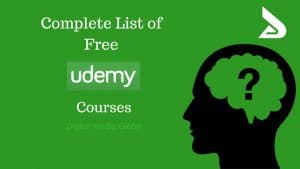 Complete List of all Free Udemy Courses 2018: Udemy Free Courses