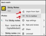 How to put Sticky Notes or Notepad on Desktop Windows 10