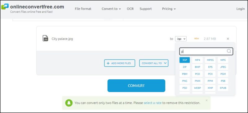 How to Convert File for Free with OnlineConvertFree?